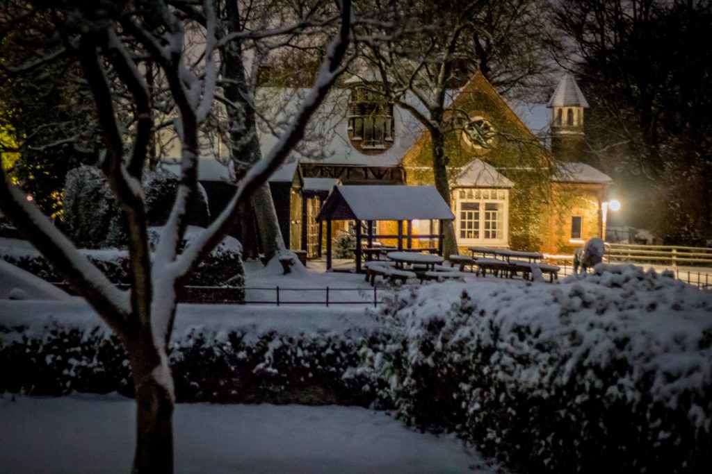 Sandringham and West Newton | Snowy scenes today
